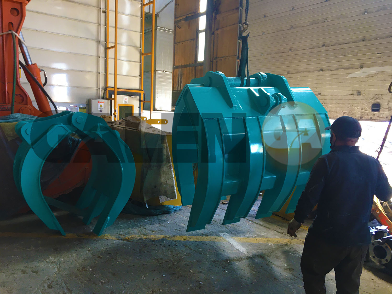 Stone Grapple For Excavator