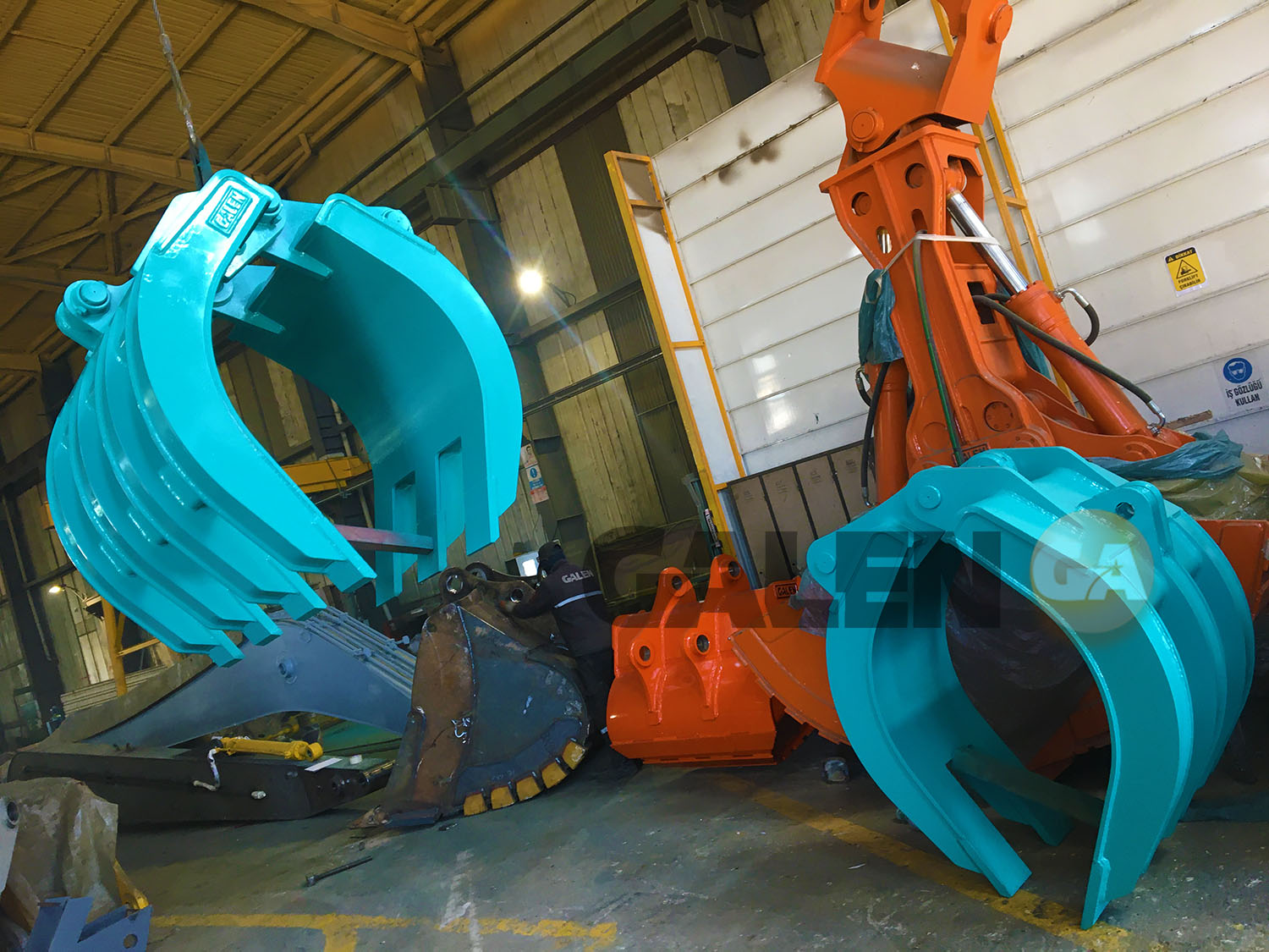 Stone Grapple For Excavator