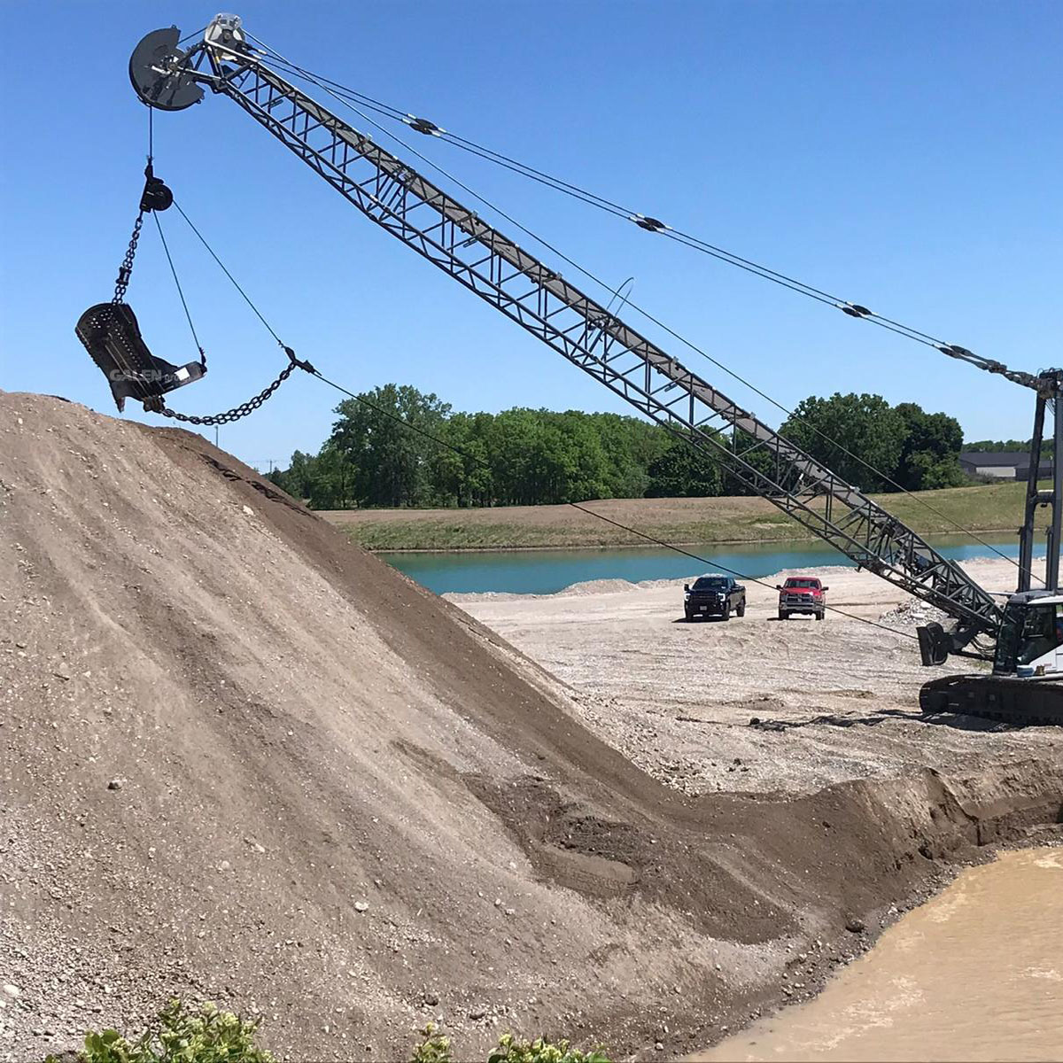 Mining Dragline Bucket Work